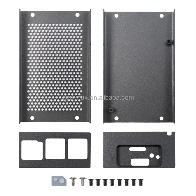 Raspberry Pi 5 Grid Case With 3007 Pwm Speed Regulating Fan 95mm X 60mm ...