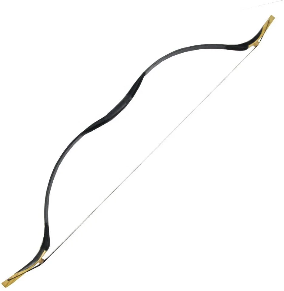 Alibow Mongolian Bow Traditional Wooden Manchu Bow for Archery Shooting ...