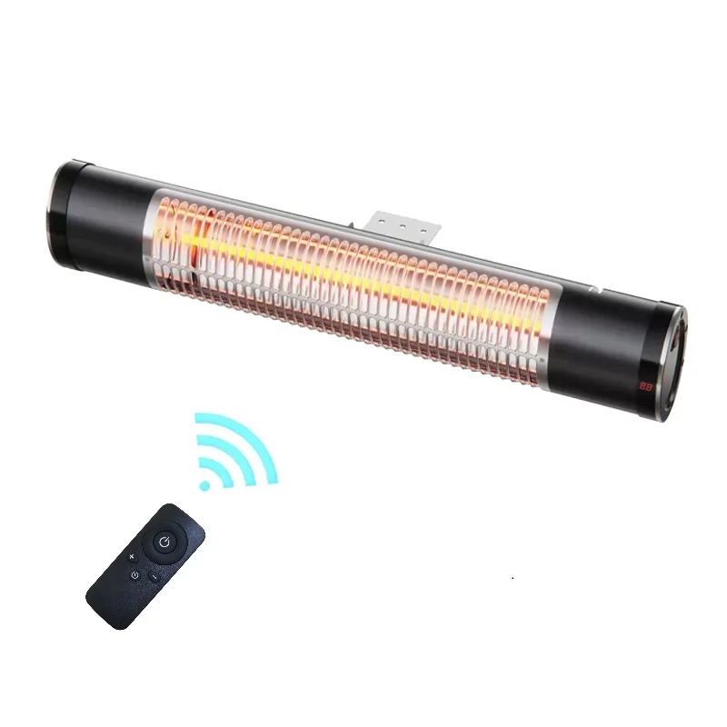 1500W Wall Mounted Electric Infrared Heater Remote Controlled with ...
