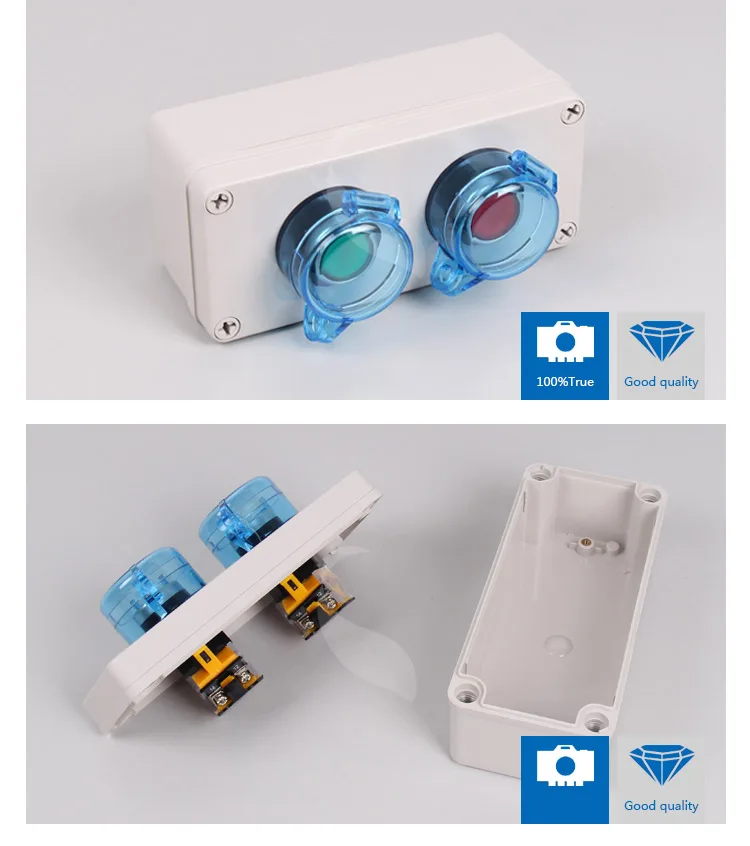 Iecex And Atex Certified Explosion-proof Plastic Emergency Switch Box ...