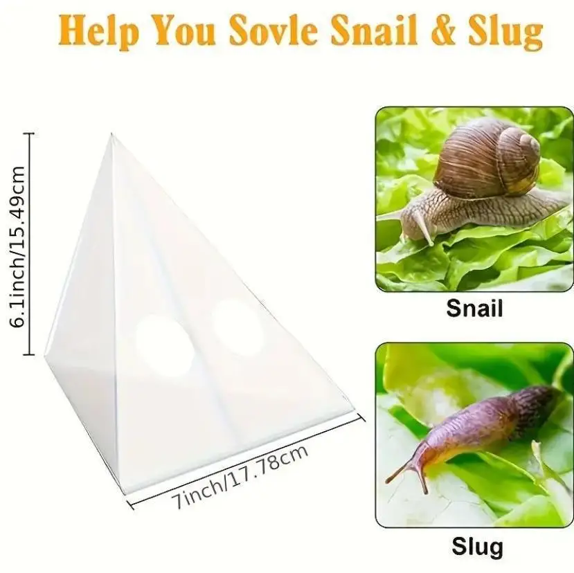 Single-Use Transparent Outdoor Garden Snail Capture Bag Disposable Slug ...