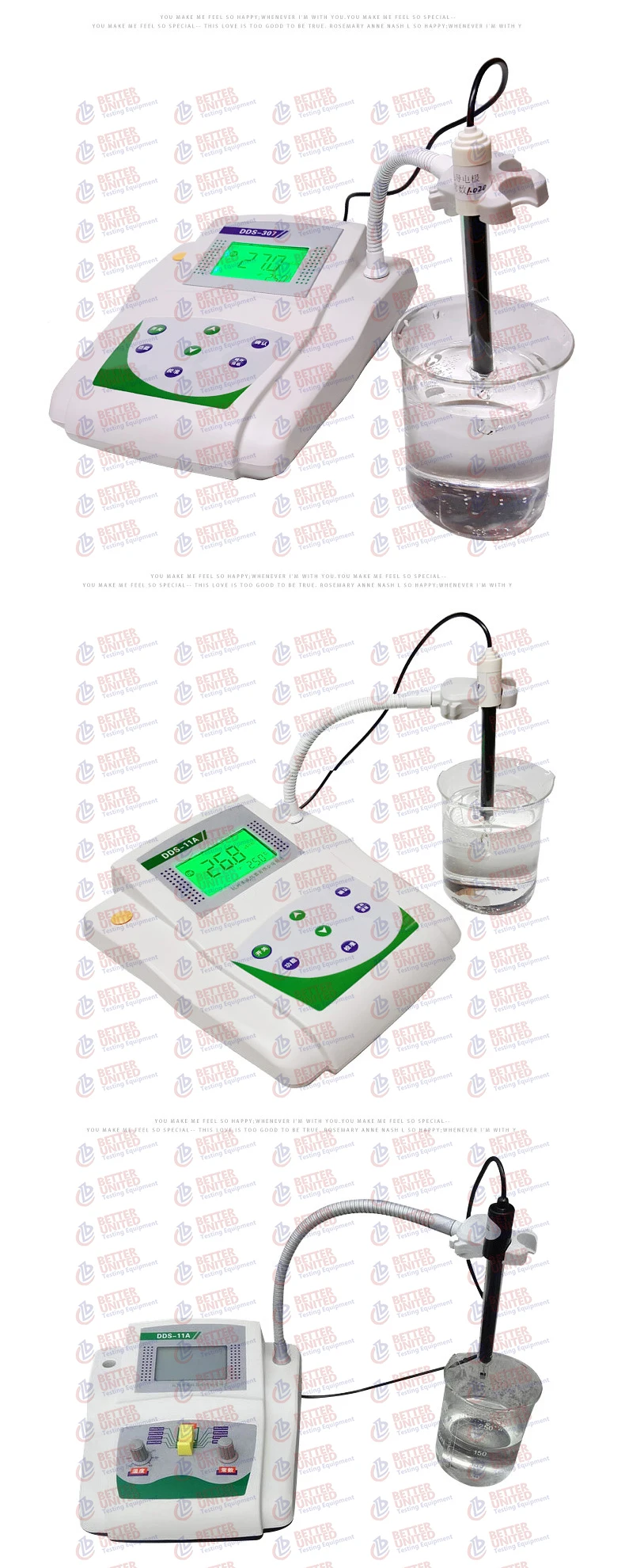 Portable Conductivity Meter Of Laboratory Water Test Of Microcomputer ...