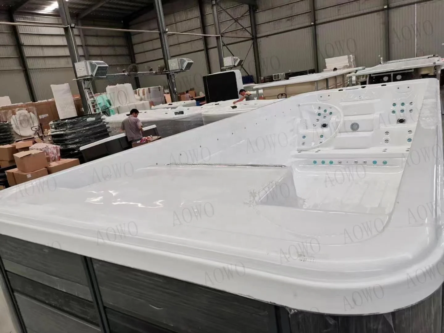 Outdoor Yacusi Pool Swim Spa - Endless Pool Training System