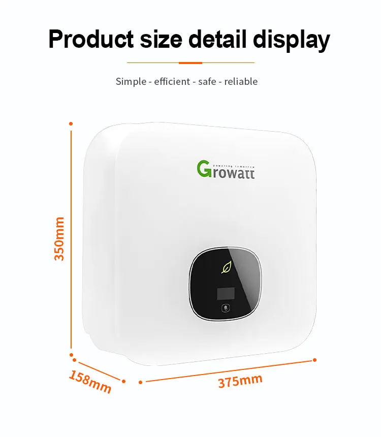 Growatt Sph10000tl3 Bh-up Hybrid Onduleur Solaire 4kw 5kw 6kw 8kw 10kw 12kw Solar Storage Three ...