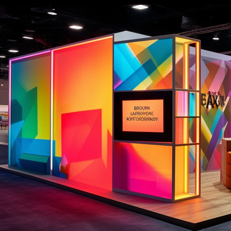 Jewelry Expo Backlight Stand - Illuminate Your Trade Show