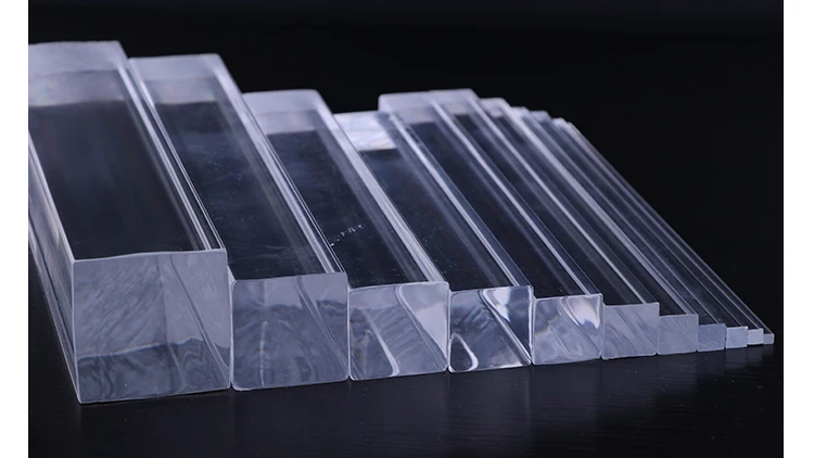 Custom Clear Transparent Square Acrylic Plexiglass Rods
