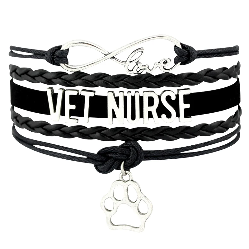 Infinity Love Manufacturer's Fashion Charm Bracelet Vet Tech Dog ...