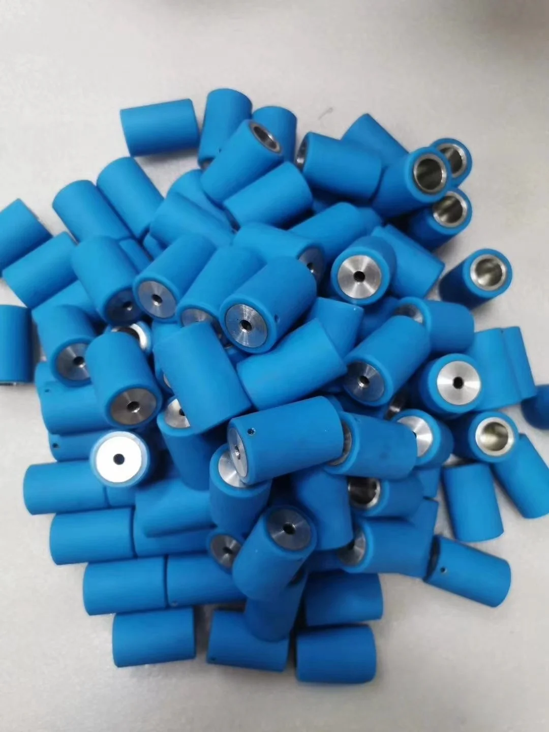 Polyurethane Rubber Wheel Rubber Roller PU Roller Non-power Roller Wear ...