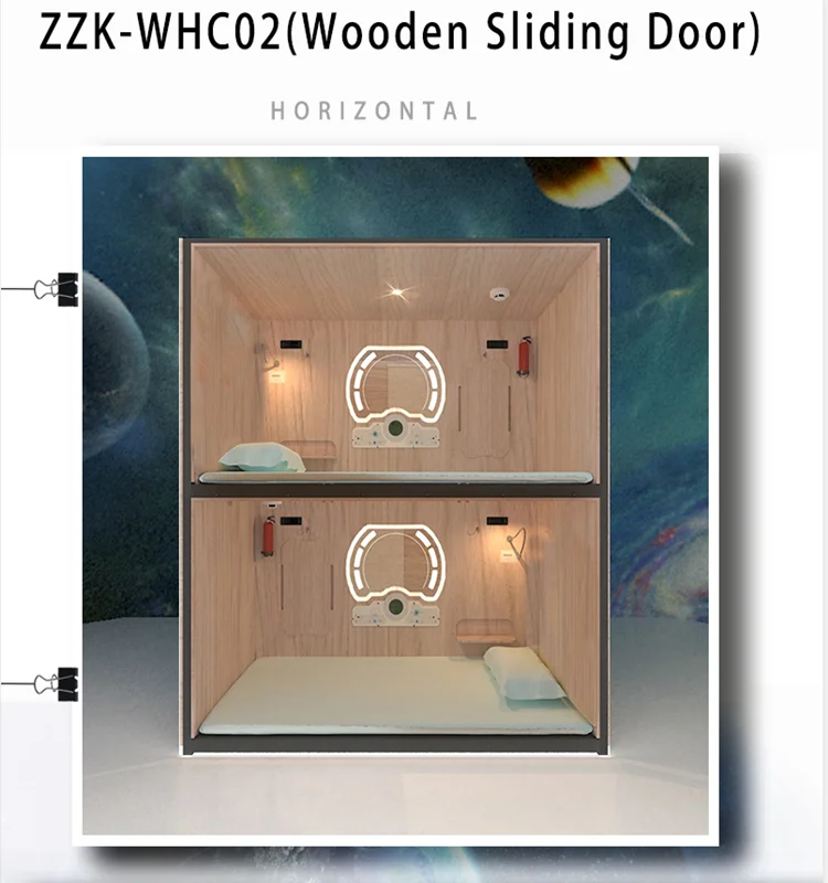 Wooden Capsule Bunk Bed Capsule Hotel Pod Sleeping Capsule Bed Sets ...