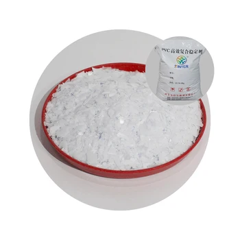 White Or Light Yellow Flake Pvc Composite Lead Salt Heat Stabilizer For Wire And Cable Extrusion ...