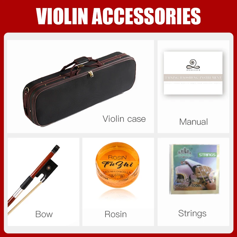 High Violines 4/4 Professional Flame Maple Violin For Music Shop ...