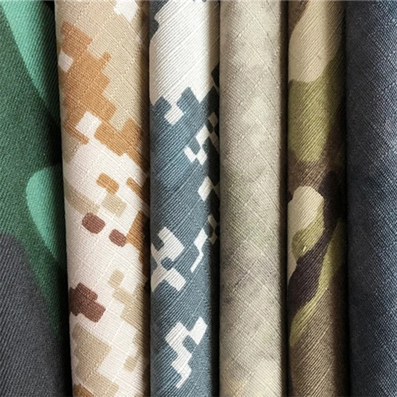 High Strength Tc Ripstop Blend Woodland Printed Camouflage Fabric For ...