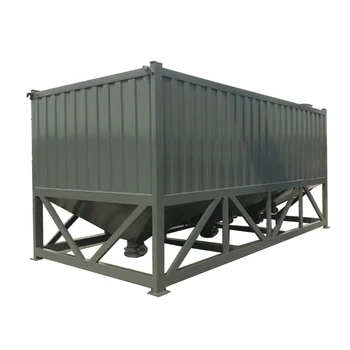Horizontal Cment Silo With Screw Conveyor In Factory Price - Buy ...