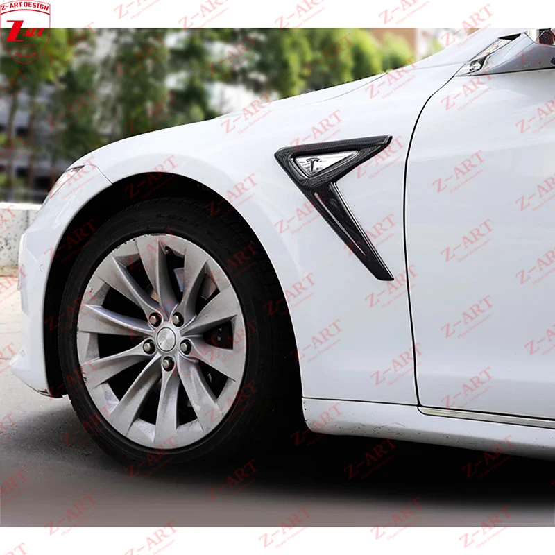 Z-art 2013-2016 Full Carbon Fiber Side Vents For Tesla Model S Carbon ...