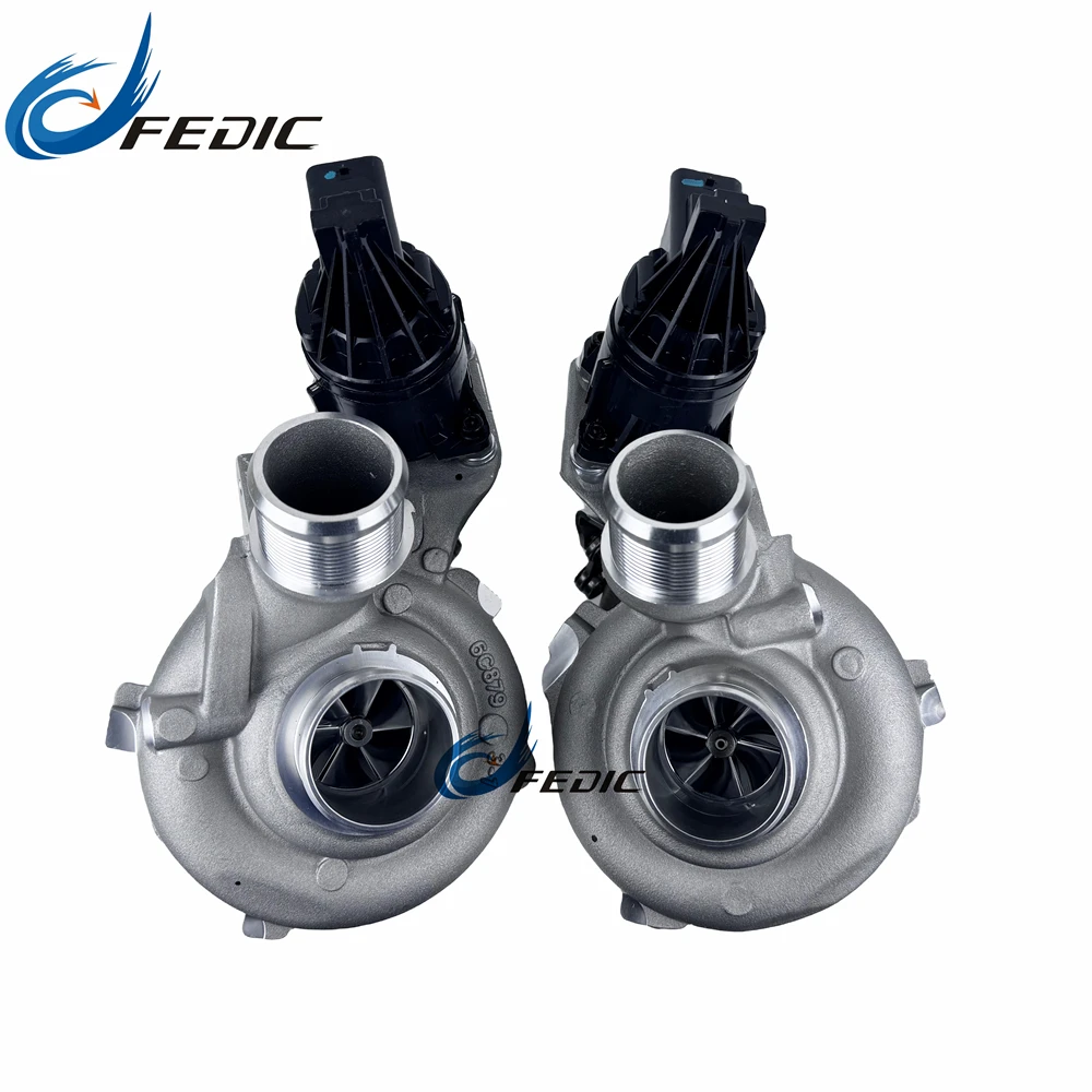 HL3E-6C879-AB HL3E-6K682-AB Twin MFS Turbine Turbocharger for Ford ...