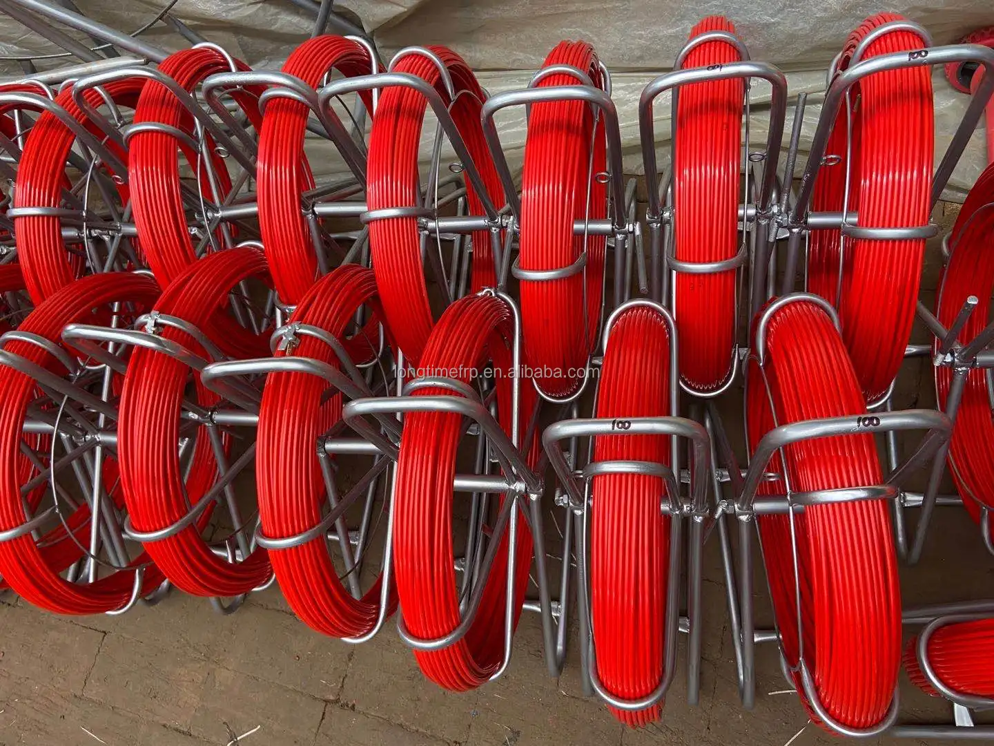 Portable Duct Rodding / Fiberglass Duct Rodder/ Solid Durable Conduit ...