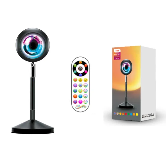 Rgb Yuancheng Sunset Lamp 16 Colors Modern Rainbow Sunset Projection ...