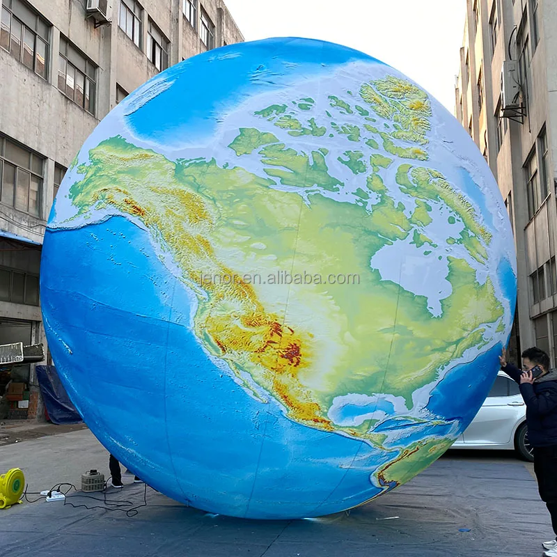 Giant Inflatables World Globe Earth Map Ball with Light