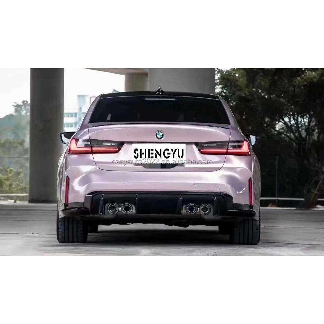 Body Kit Include Front Rear Bumper,assembly Rear Lip Exhaust Pipe for ...