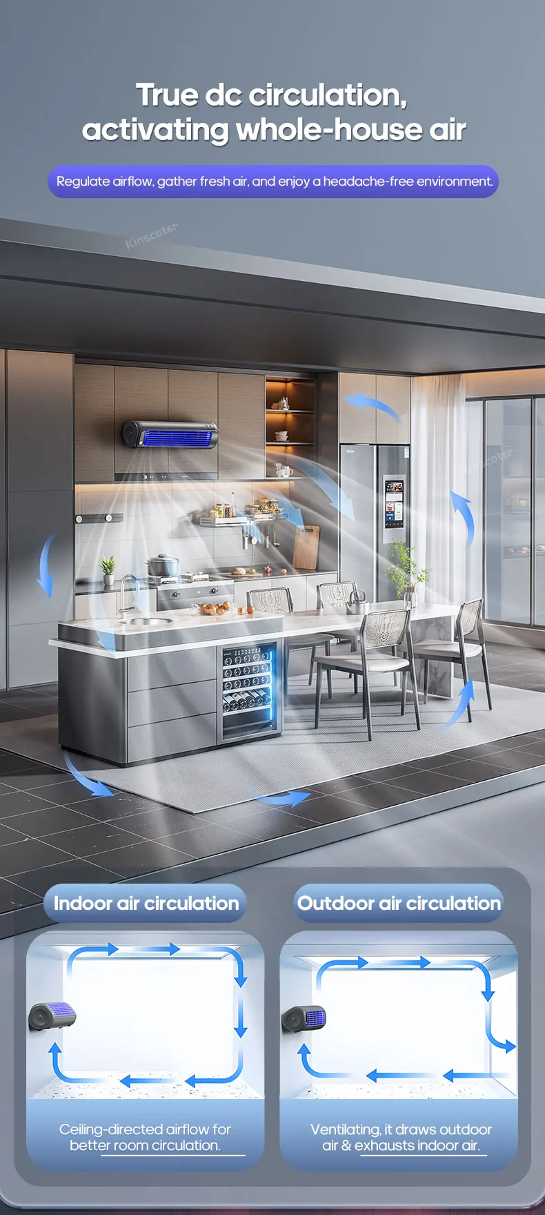 Vertical Air Conditioner Desktop Fan - Portable & Quiet