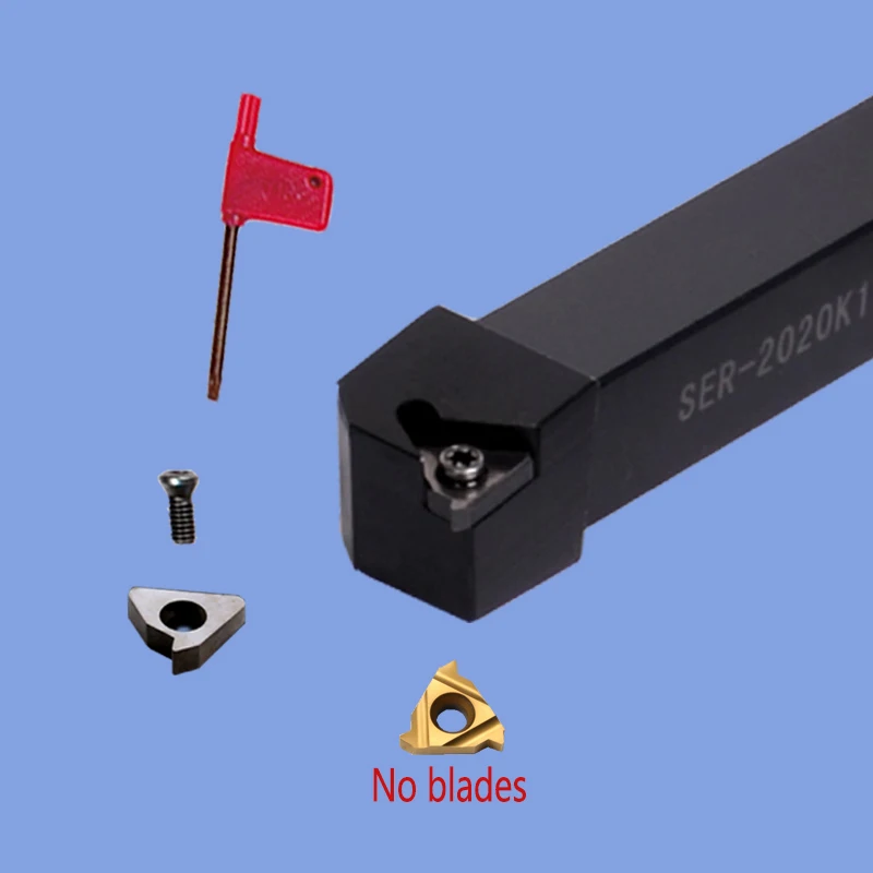 External Thread Turning Tools - SER2020K16 Carbide Inserts