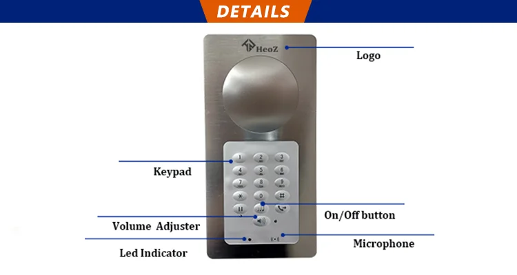 New Design Dedicated Cleanroom Intercom - Clean Room Phone