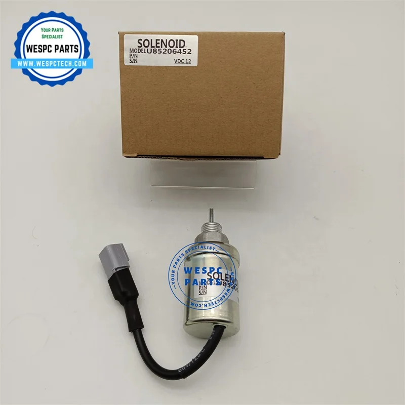 Engine Part 12v Diesel Engine Fuel Stop Solenoid U85206520 U85206452 ...