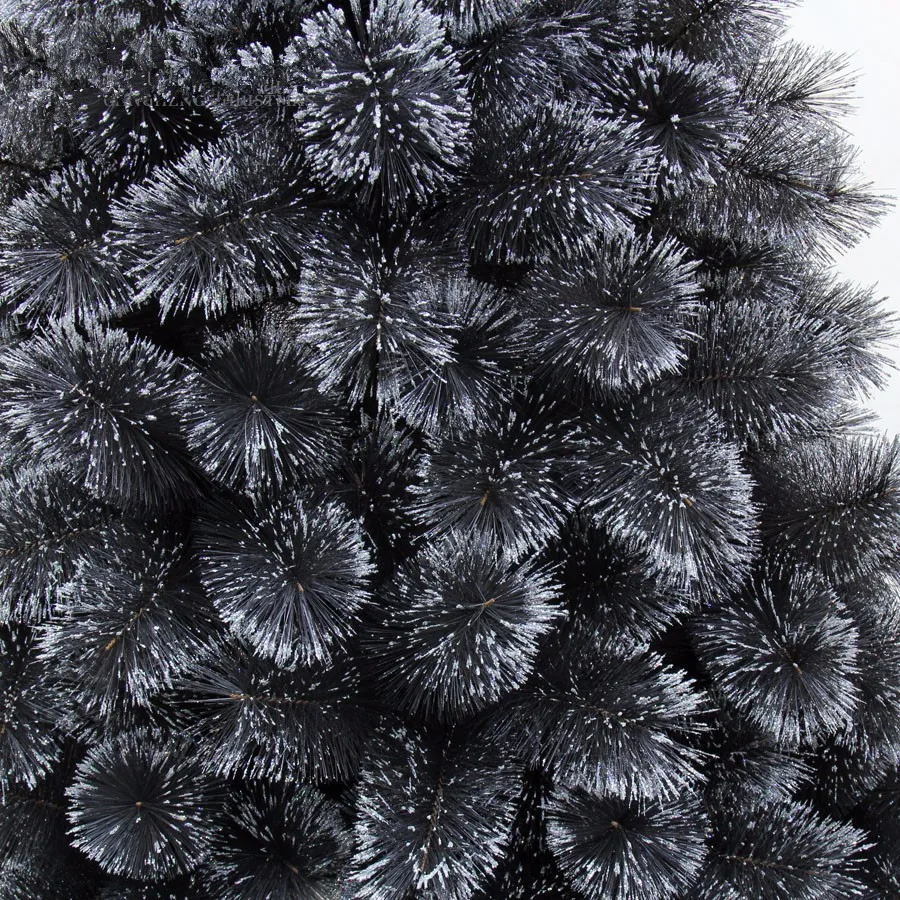 Black Pine Needle Christmas Tree With Snow,Outdoor,Home,Hotel,Shopping ...