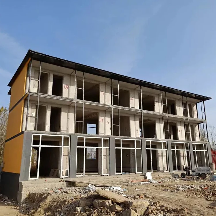 Maison préfabriquée machine de construction, en béton préfabriqué ...