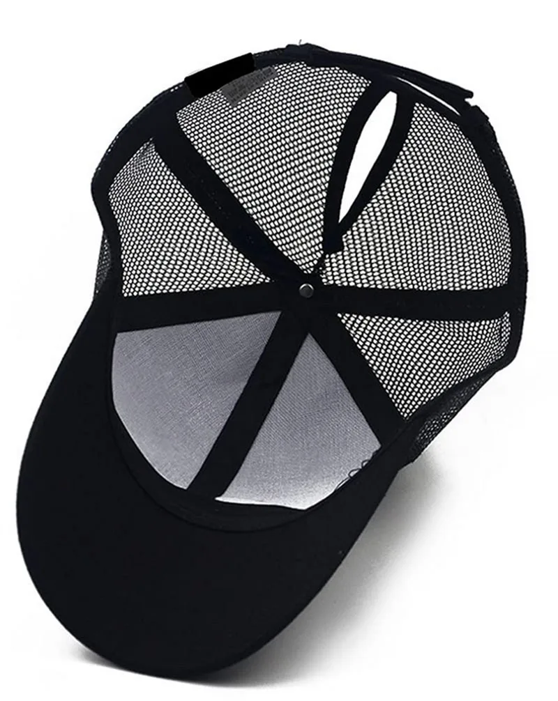 Shop High Quality Female Custom 6 Panel Mesh Cap with Printing