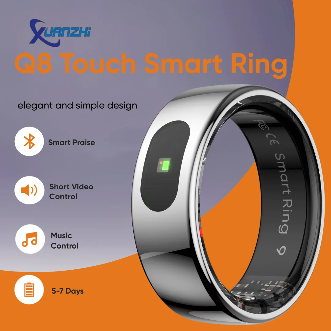 SHR Ring Smart Health Monitor - Track Heart Rate & Oxygen