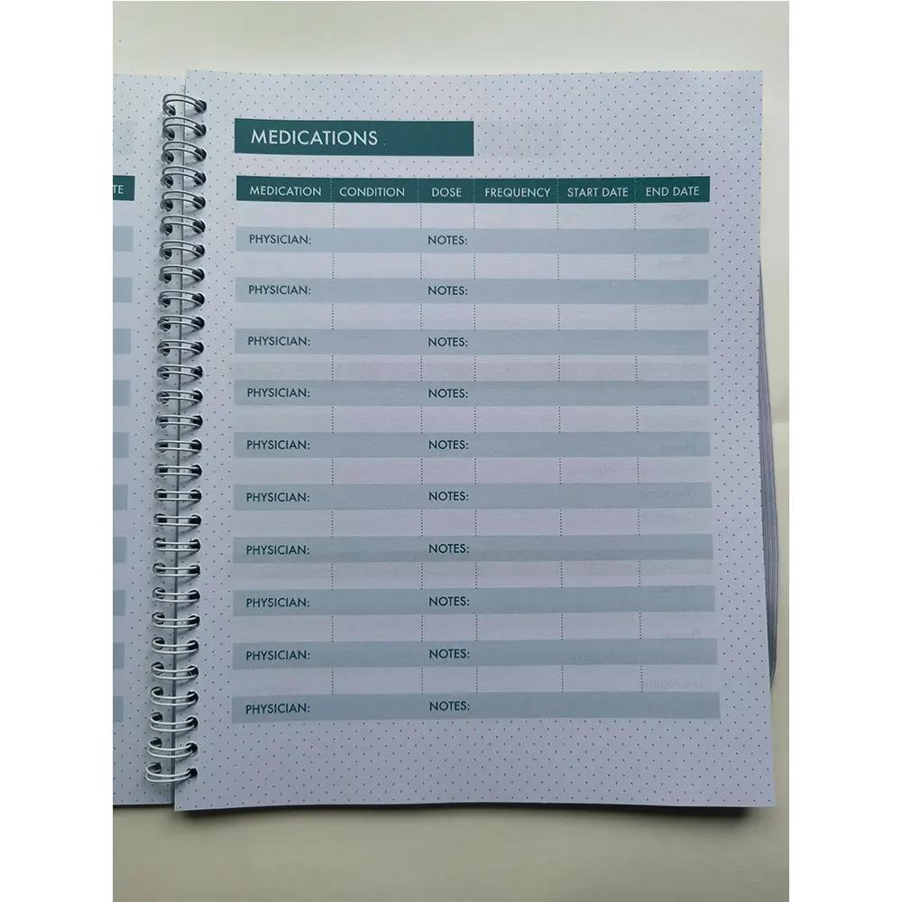 Custom Oem Medical Journal A Health Record Keeper Journal My Personal ...