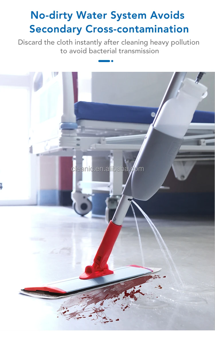 Disposable Microfiber Mop Pads - Hospital Janitorial Supplies
