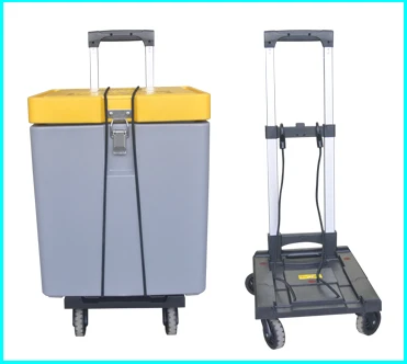 Roto-molded 30l Dry Ice Cooling Container Cooler Box With Wheels Ice ...