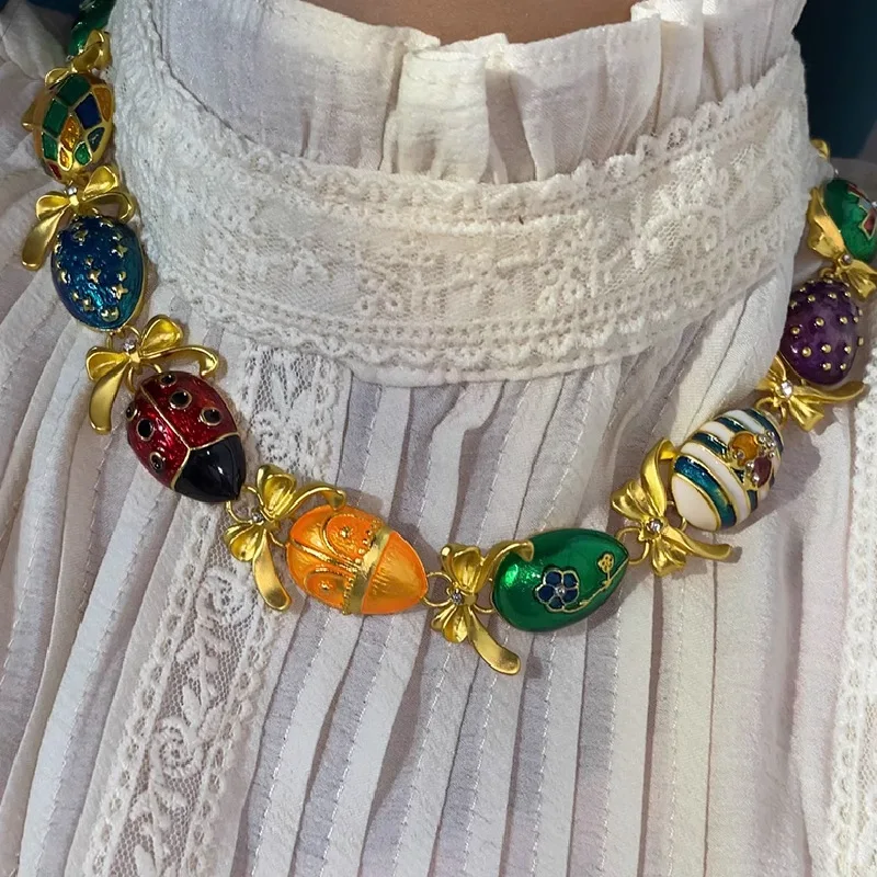 Medieval Style Luxury Jewelry Set Exaggerated Retro Palace Style ...