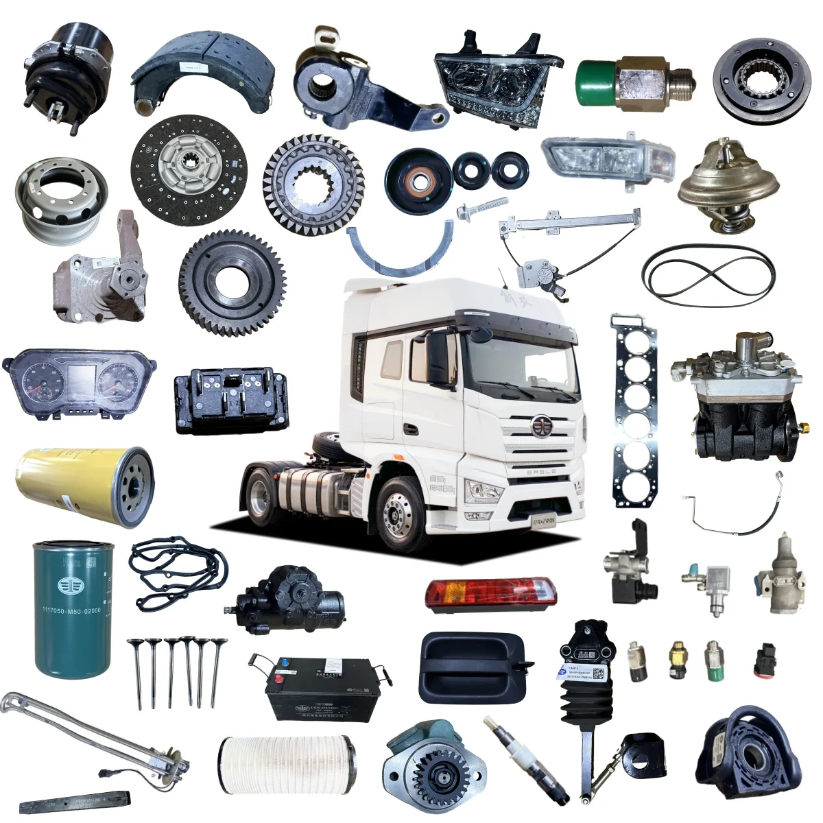 Truck Engine Air Filter Assembly Inner And Outer Element Safety And ...