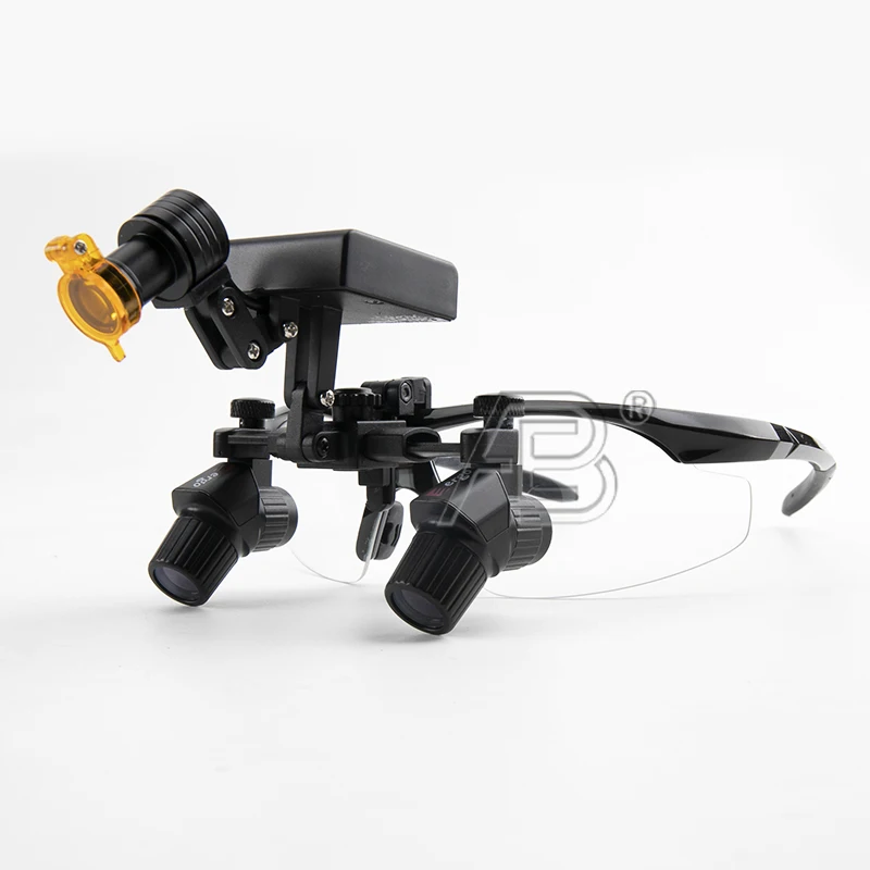 Dental 3X 4X 5X 6X Medicine Binocular Magnifier 5W Headlamp Laboratory ...