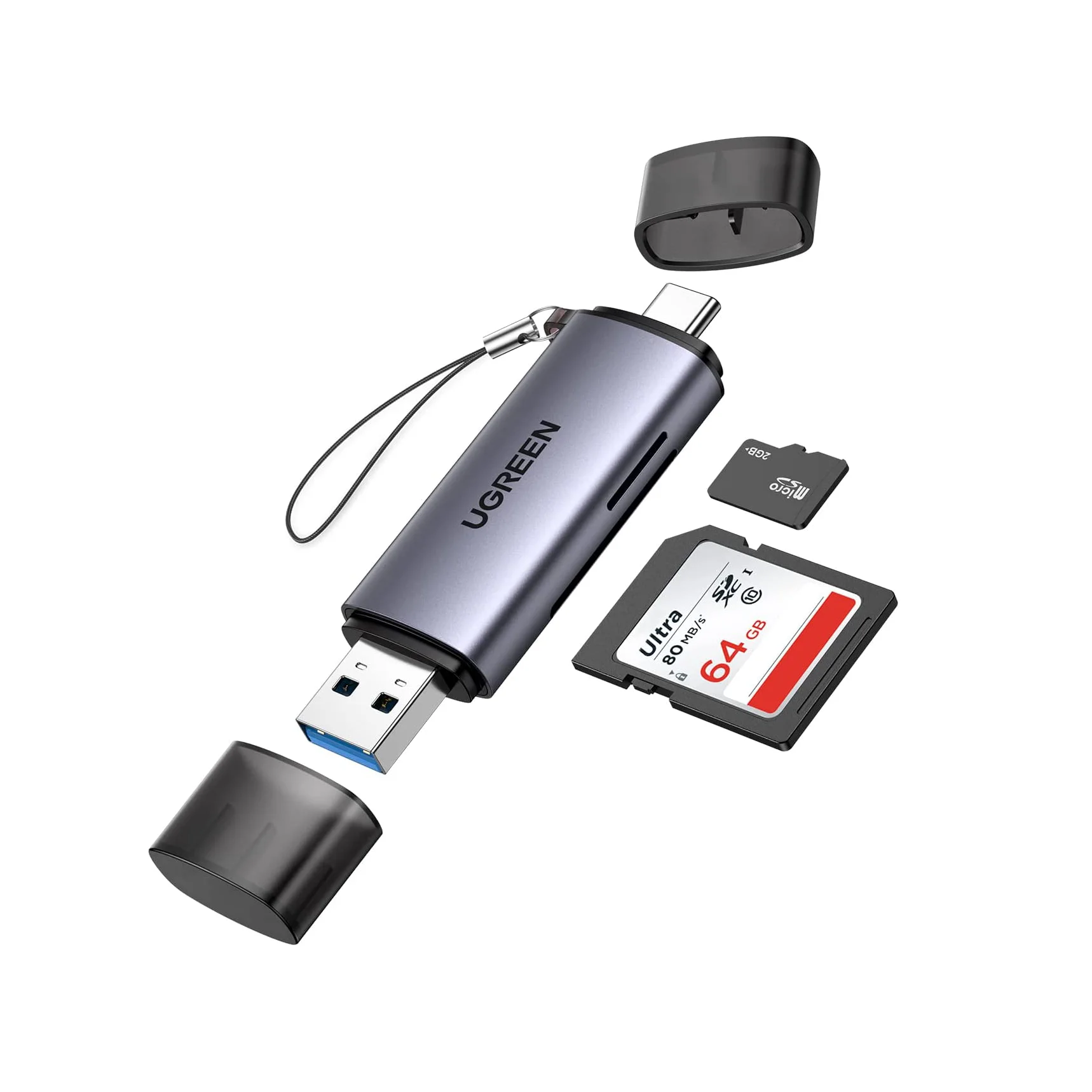 Ugreen Usb Mini Card Reader Usb C Usb 3.0 To Memory Card Reader Adapter ...