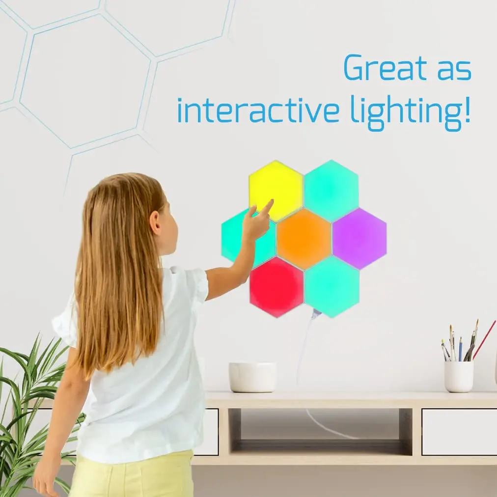 Honeycomb Light App Controlled Hexagonal Led Light Remote Control ...