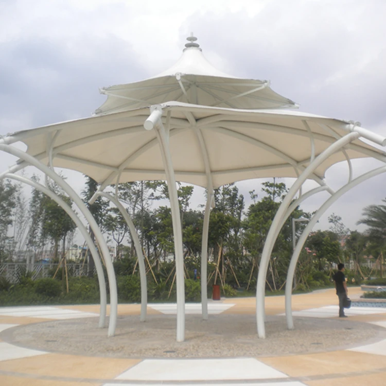 Modern Style Waterproof and Thermal Insulation Park Pavilion Membrane ...