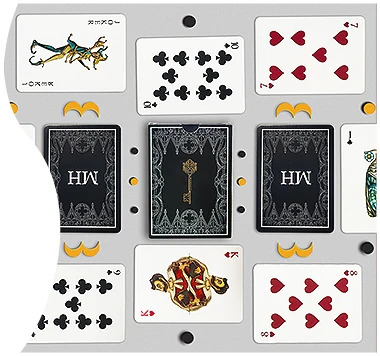 Customizable Gold Foil Printed Design Plastic Pvc Adult Poker Set ...