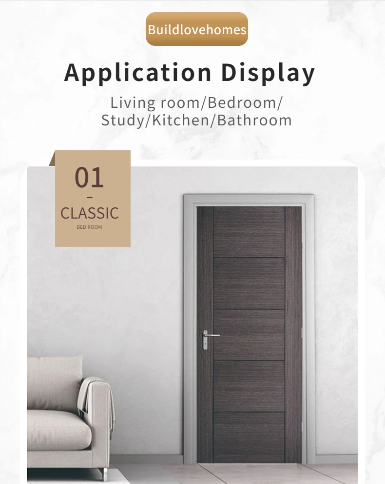 BLH-01 Hotsale Wood Doors - Interior Solid Wood Solutions
