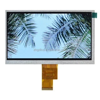 Normally White Tn 7.0" Industrial Tft Display Modules 1024*600 Lvds 40pin Fpc 7 Inch Super High ...