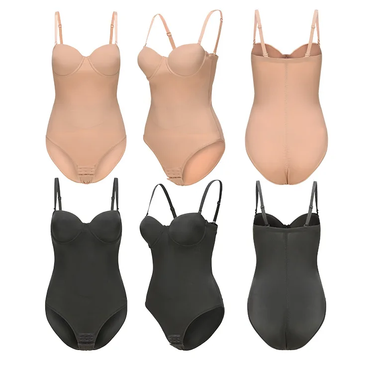 Women's Breathable Strapless Seamless Shapewear Bodysuit Slimming Body ...
