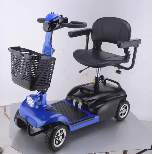 Portable Foldable Aluminum Disability Electric Walker Rollator Power ...