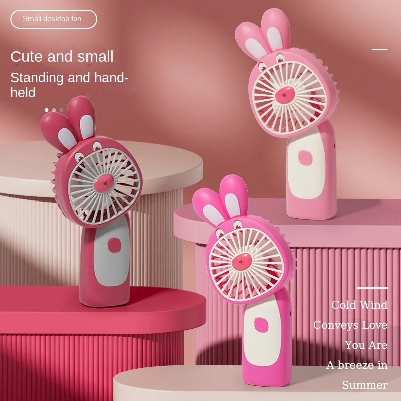 Pink Strawberry Bunny Bear Girl Event Gift Portable Handheld Desktop ...