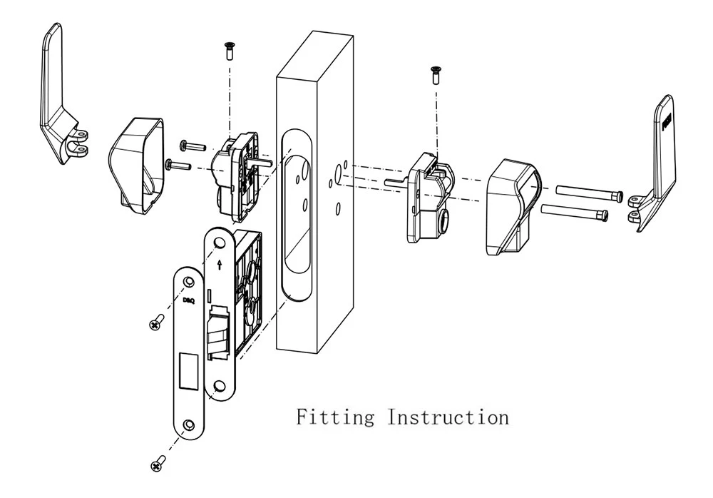 New Design Unique Door Locks Indoor Door Locks Aluminum Alloy Handles ...
