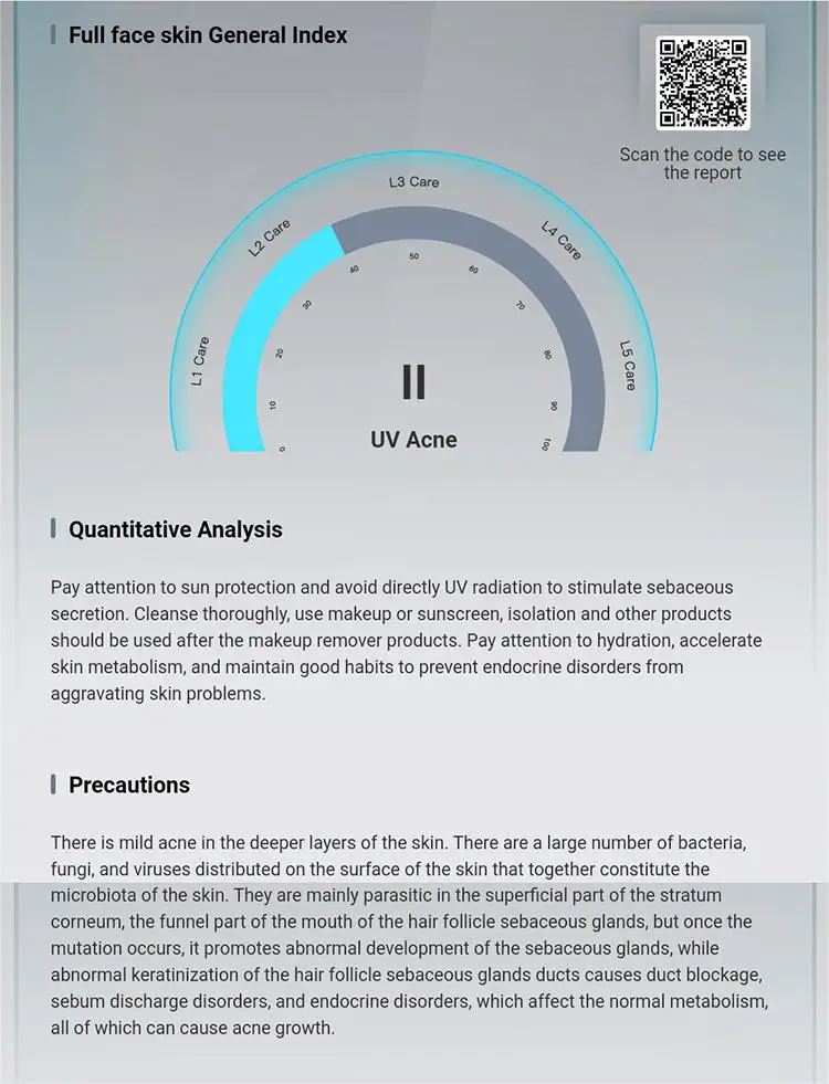 Portable 3D Face Skin Analyzer - AI Skin Scanner for Sale