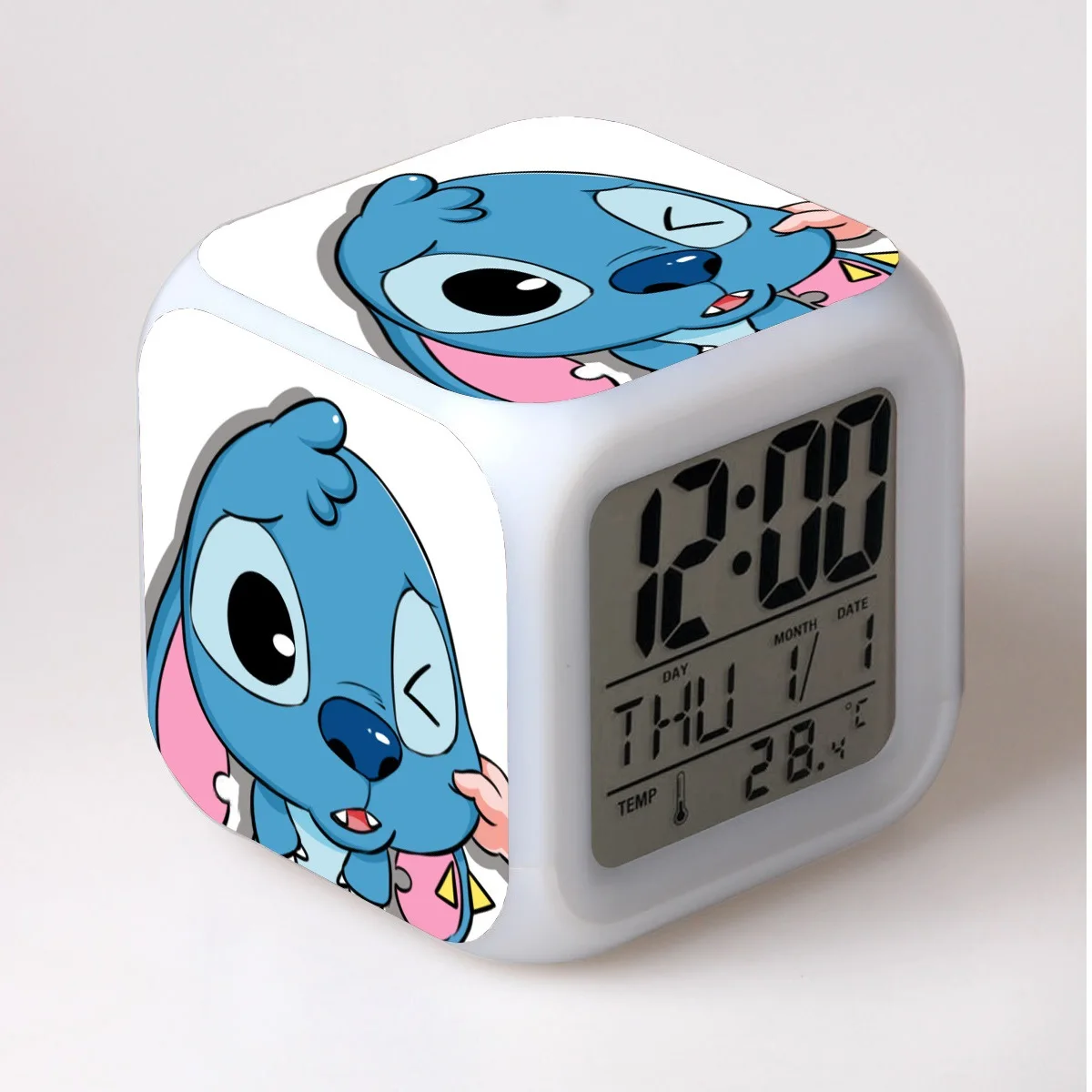 Hello Kittyi Girls Wake up Light Kids Digital Alarm Clock Button ...