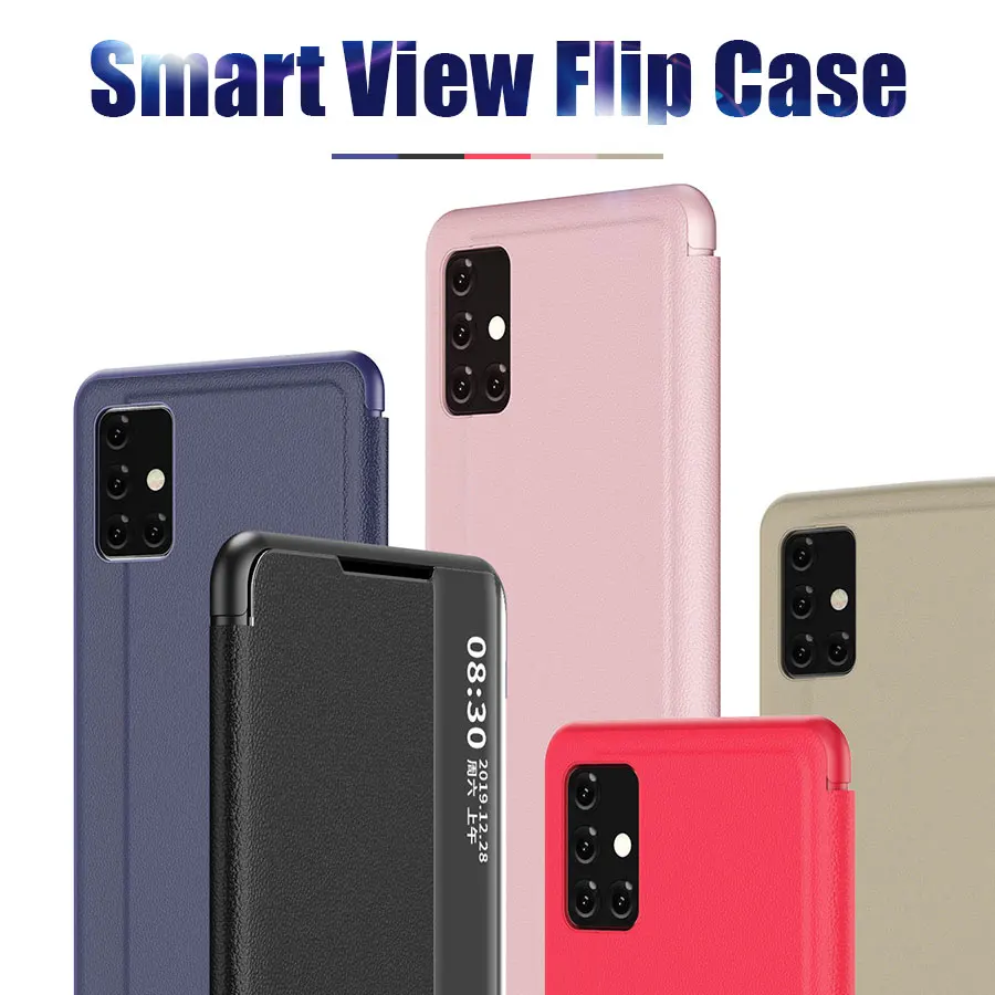 Smart View Window Flip Case for Samsung for Galaxy S22 S20 Ultra S21 FE ...